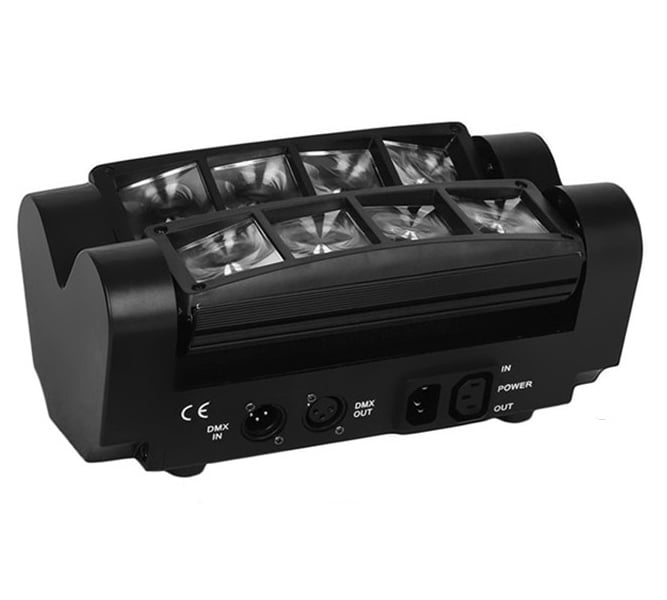 Đèn Moving Head Mini Spider 8x3W RGBW | Đèn Sân Khấu CQ